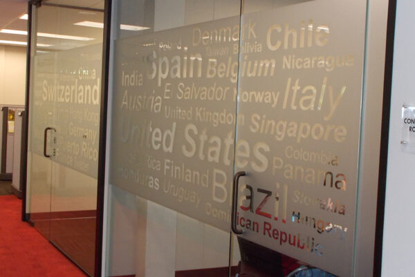 Etched Vinyl Signage - Create A New Feel | Innovative Signs